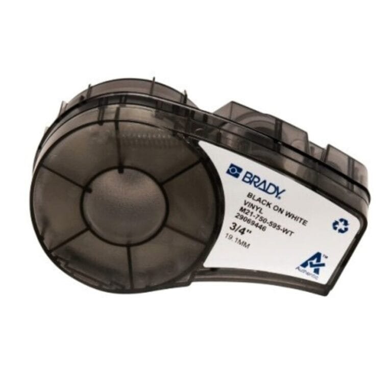 Cinta Vinyl BRADY 3/4 para etiquetadora - DRIMPOR | Telecomunicaciones